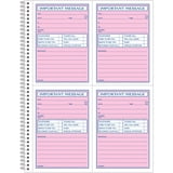 TOPS™ Quick Check-Off Style Telephone Message Book with Fax/Mobile ...