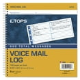 Tops Voice Message Log Books, 8 1/4 x 8 1/2, 800-Message Book (TOP4416 ...