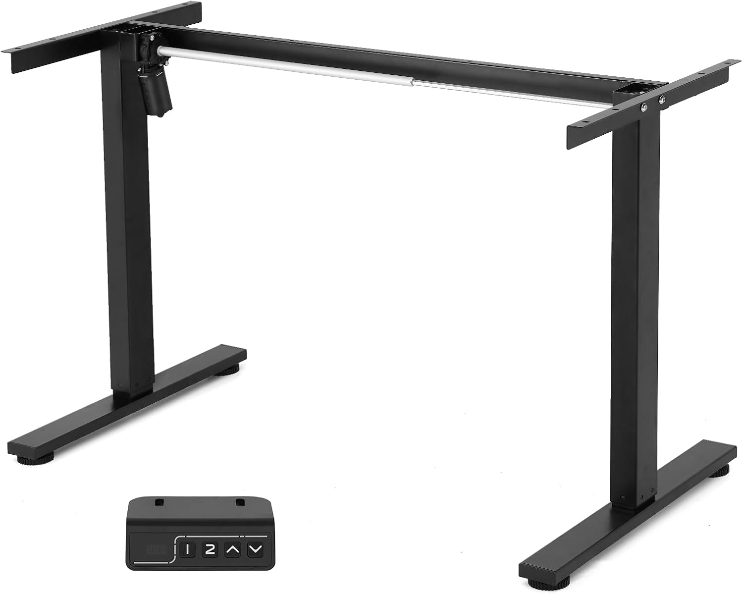 TOPSKY Single Motor 2-Stage Electric Adjustable Standing Computer Desk ...
