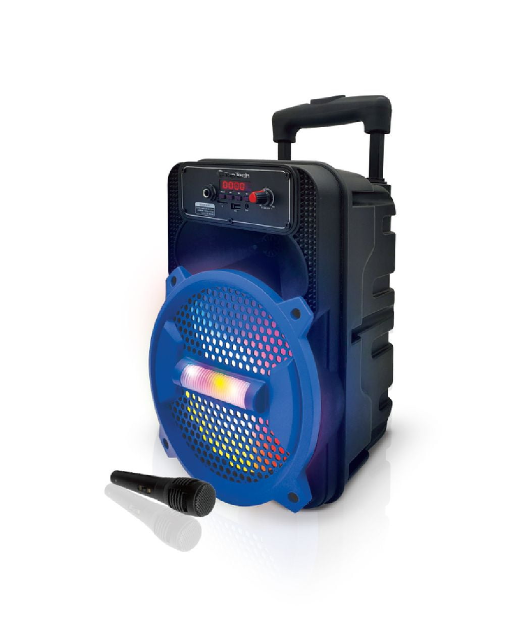 TOPTECH ROCK-8 Fully Amplified 8" Bluetooth Speaker with 1500W Power ...