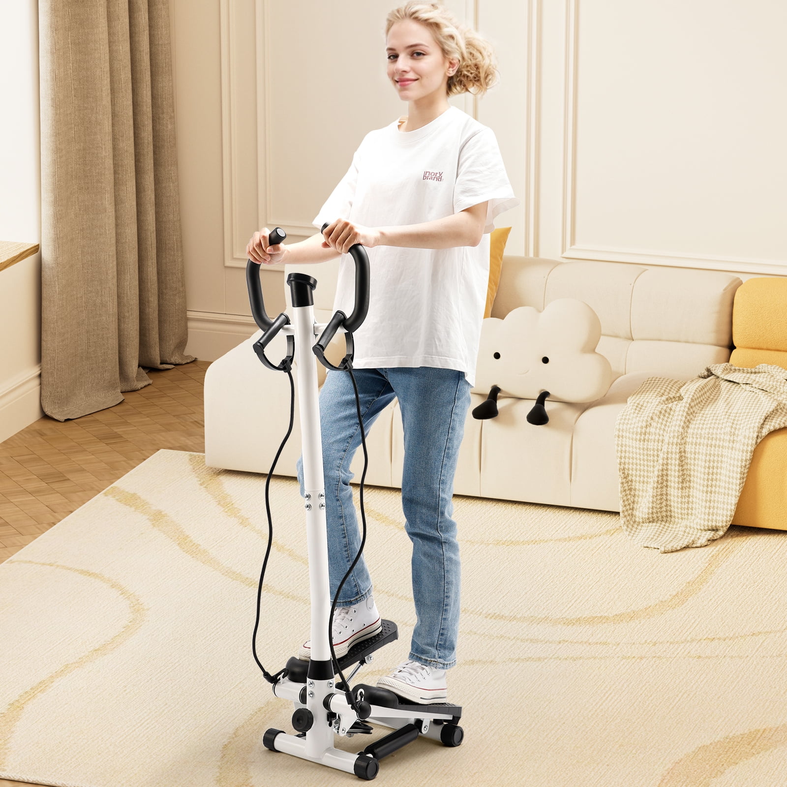 TOPTENG Fitness Stepper, Home Gym Equipment, 330lbs Vertical Climber ...