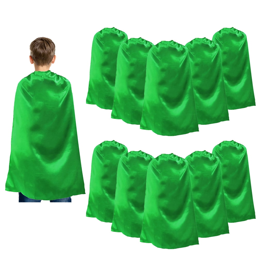 TOPTIE 10 Pack Satin Superhero Capes, Halloween Festival Event Costumes ...