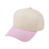 TOPTIE 5 Panel Trucker Cap Snapback Mid Profile Cotton Sun Hat Adult ...