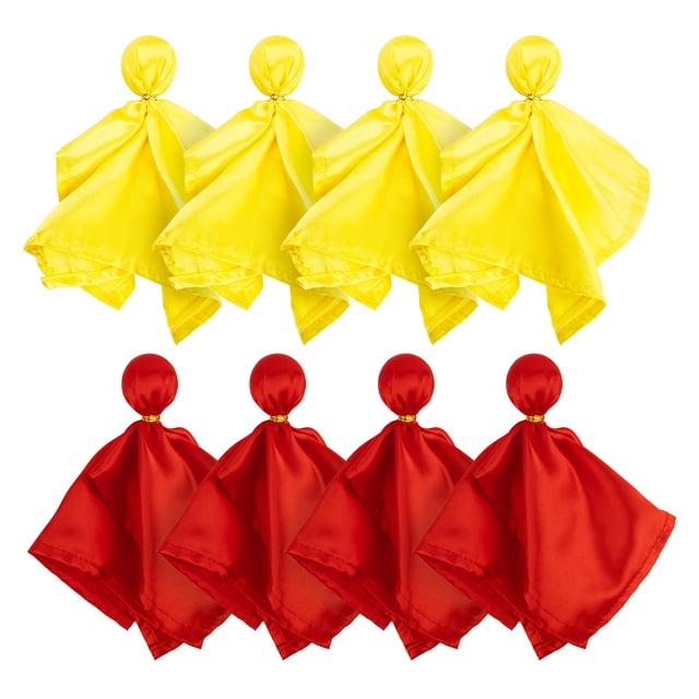 TOPTIE 8PCS Football Referee Penalty Flag Yellow and Red Challenge ...