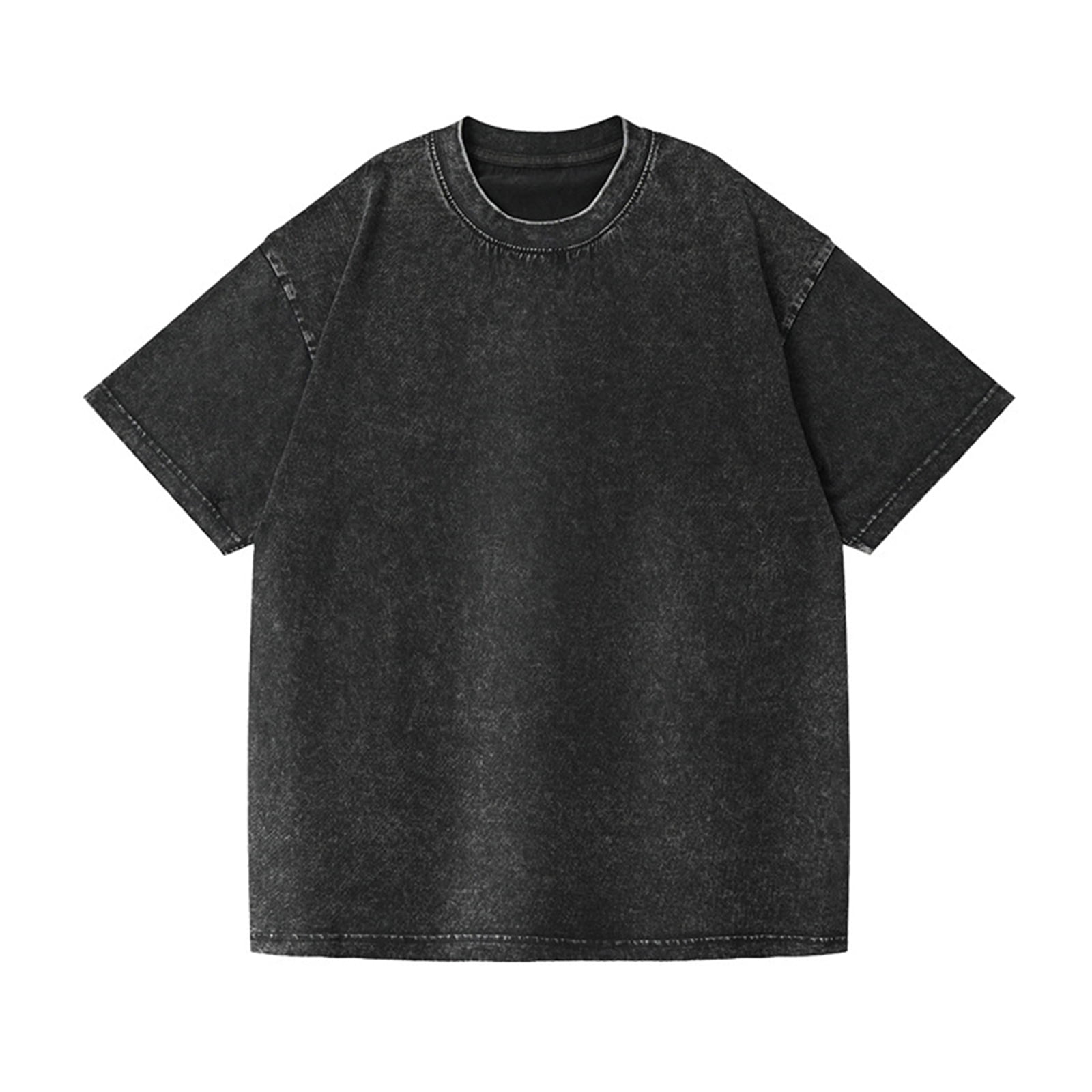 TOPTIE Oversized T Shirt Cotton Vintage Washed Tee Loose Fit Unisex ...