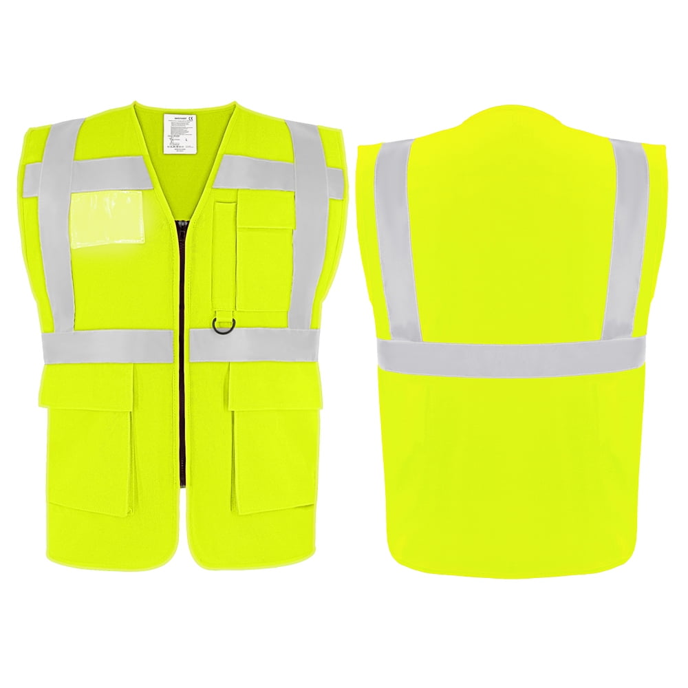 TOPTIE Reflective Safety Vest High Visibility Class II Vest for Women ...