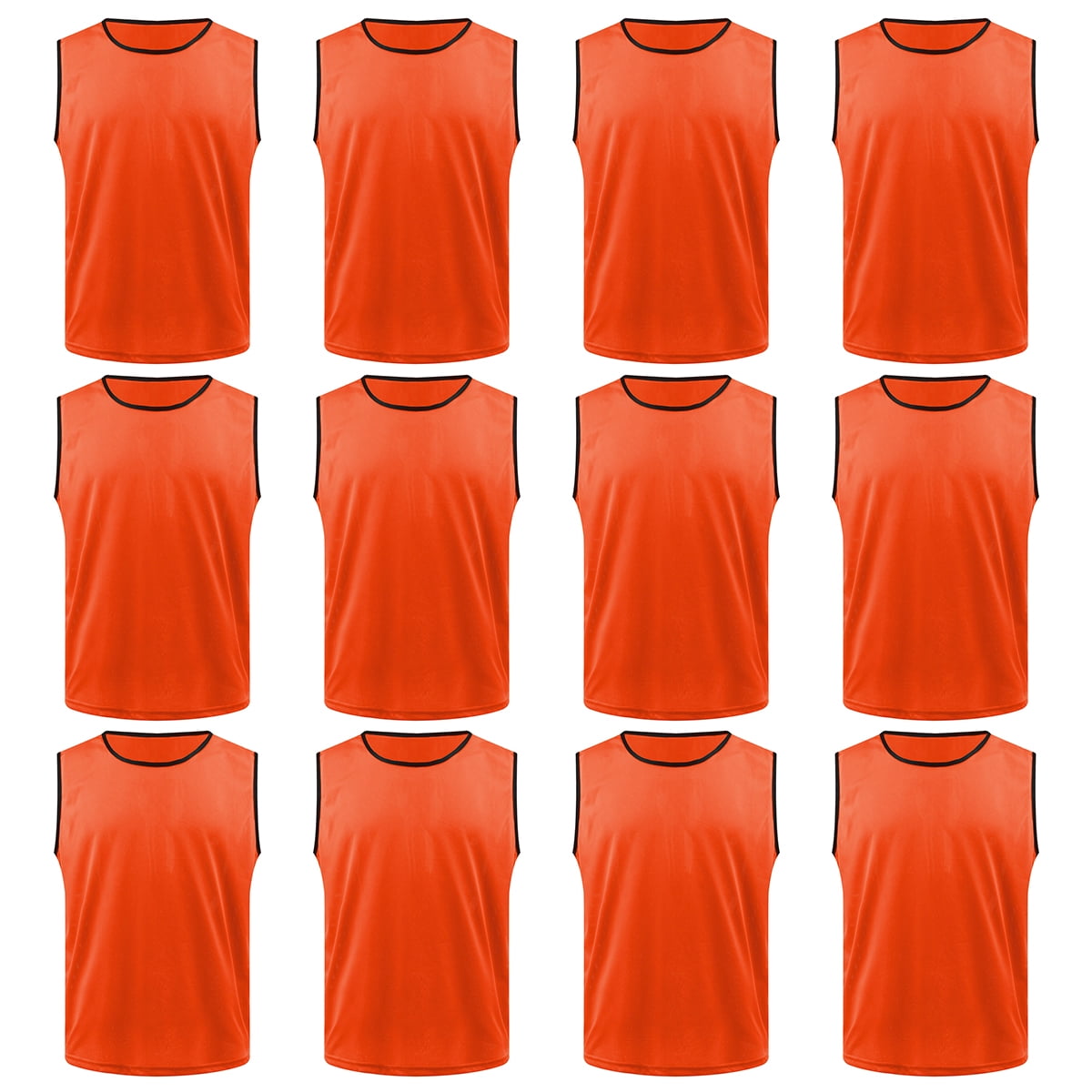 TOPTIE Soccer Pinnies Scrimmage Training Vests for Adult & Youth Sports ...
