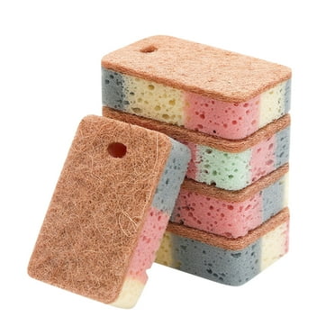 Temede Sponges for Dishes, Large Cellulose, 3.5cm Thick Heavy Duty ...