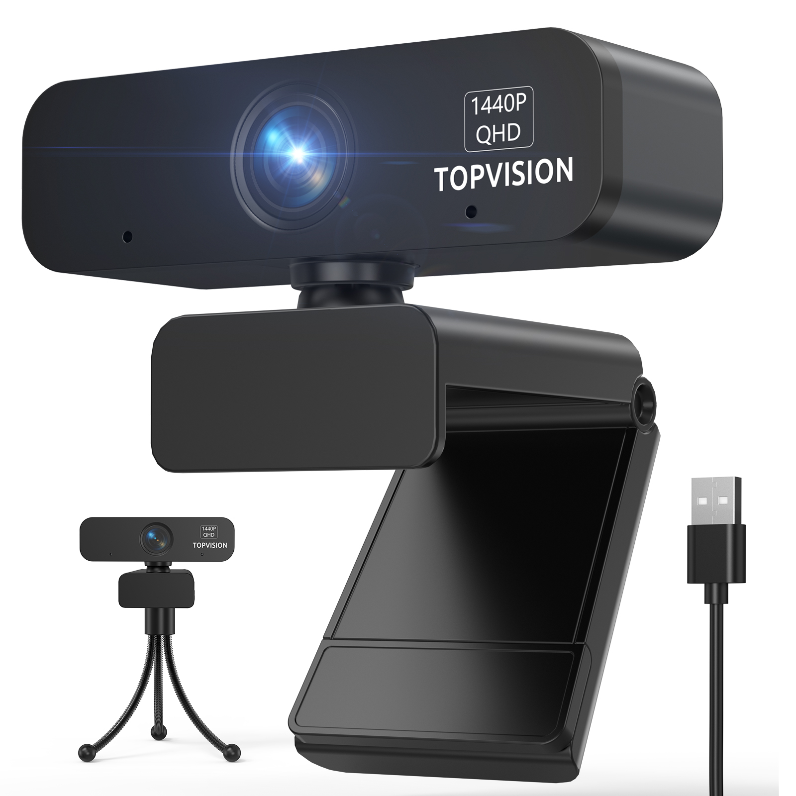 1080P Webcam Full HD USB 2.0 For PC Desktop & Laptop Web Camera with ...