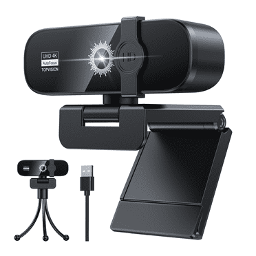 onn. 1440P Webcam with Autofocus and Built-in Microphone, Adjustable ...