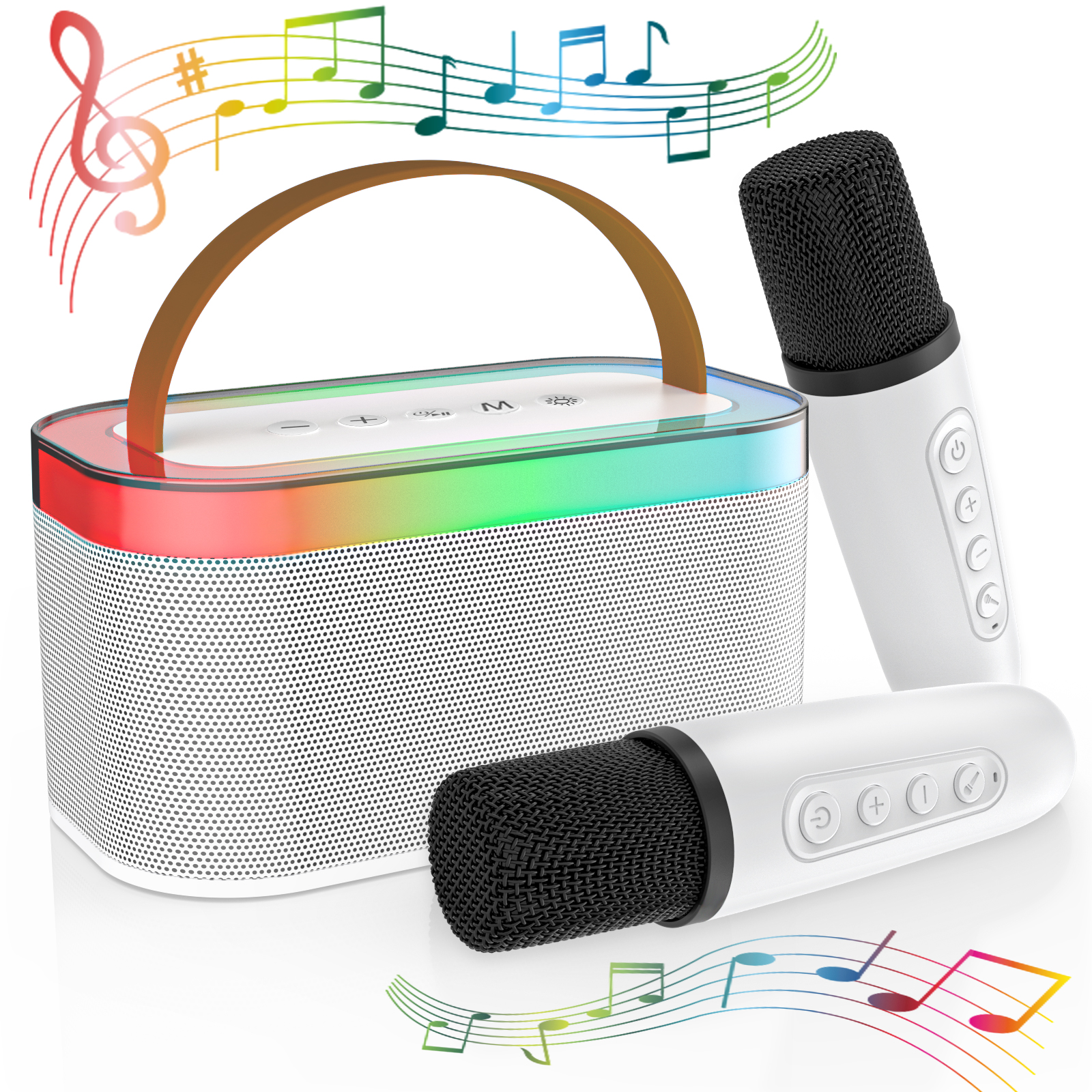 QFX PBX-31507 15" Portable Karaoke Party Bluetooth Speaker with ...