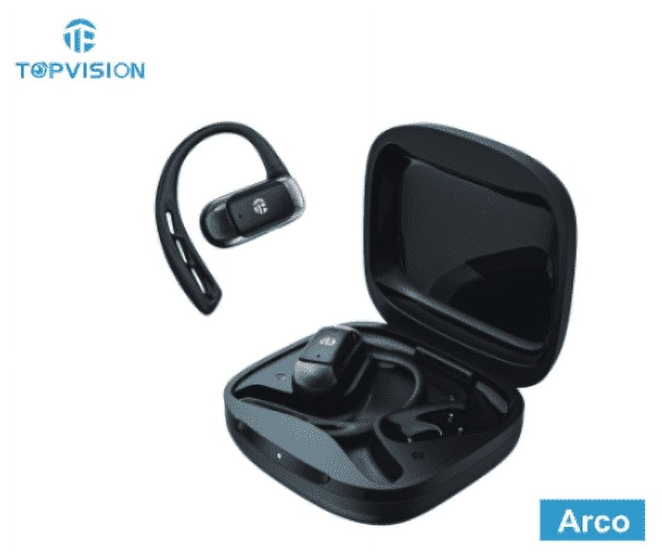 TOPVISION Open Ear Air Conduction Headphones, Wireless Bluetooth ...