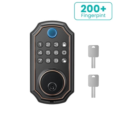 Keyless Entry Deadbolt Door Lock with Electronic Digital Keypad Antique ...