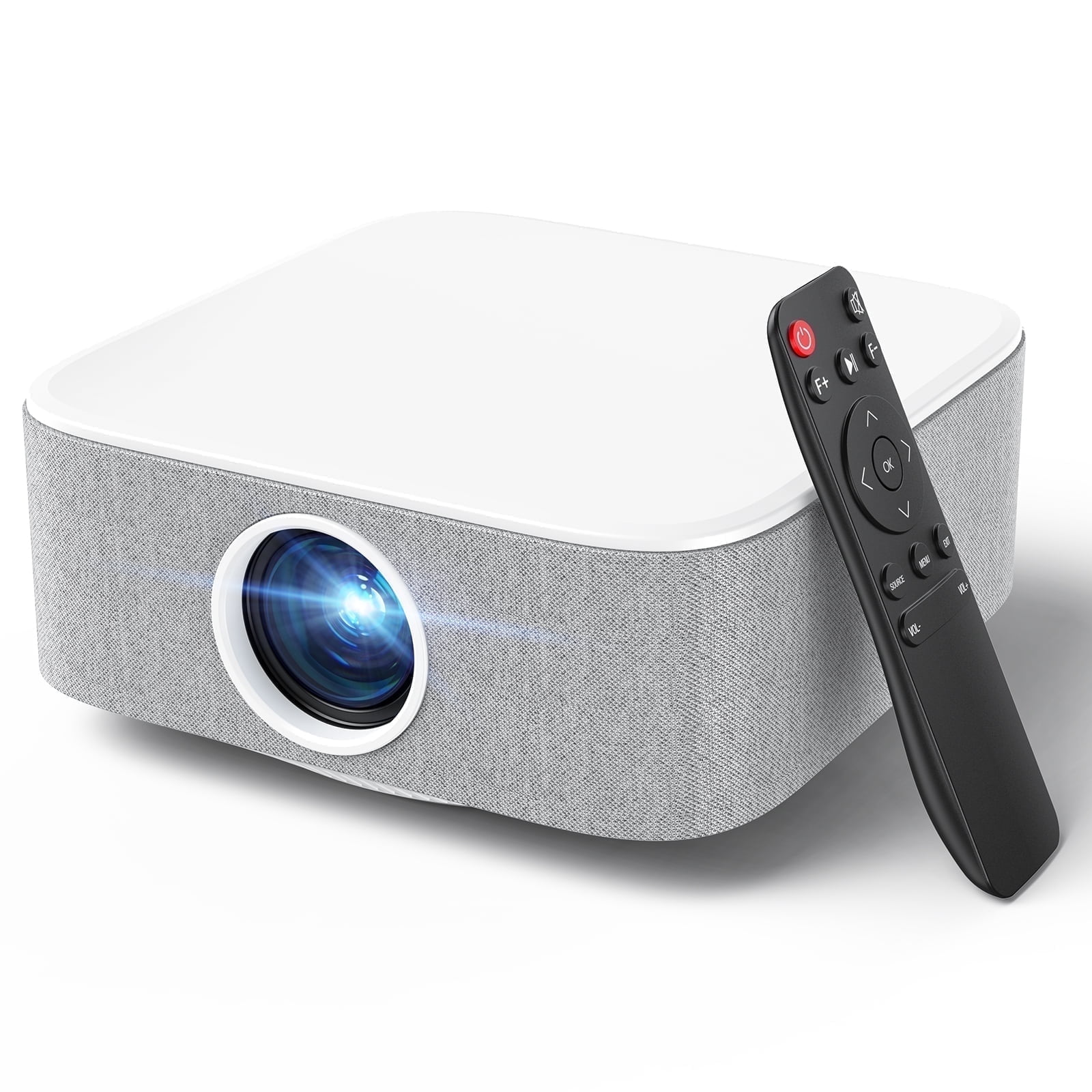 TOPVISION Mini Projector with WiFi and Bluetooth, Native 1080P FHD ...