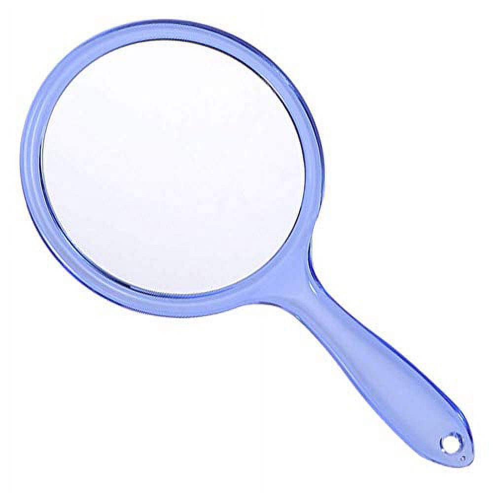 TOPYHL Makeup Hand Mirror, Double-Sided 3X 1x Magnifying Large Travel ...