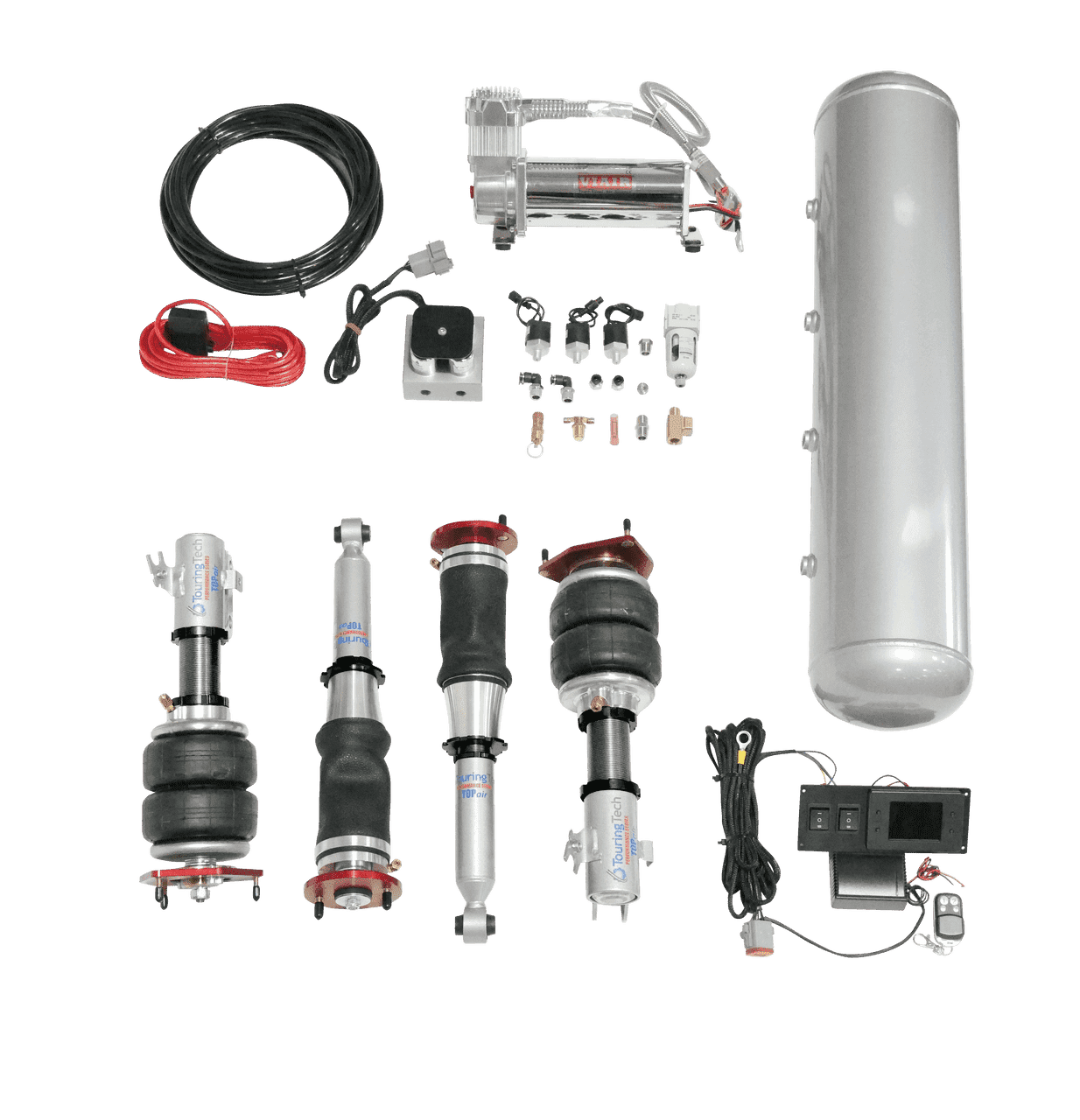 TOPair Air Suspension Struts w/ DIGI Bluetooth/Remote Management 01-05 ...