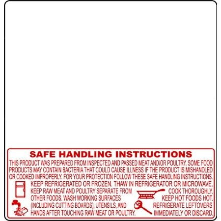 TOR REY W-Label, LSQ, WLS 60mm Labels w/Safe Handling, 12Rolls, 500 ...