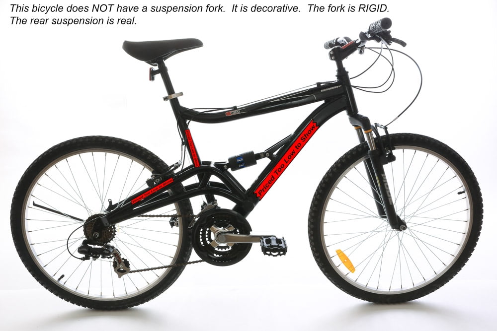 TORA 20" Aluminum Rear Suspension Mountain Bicycle Bike 26" Shimano 21 ...