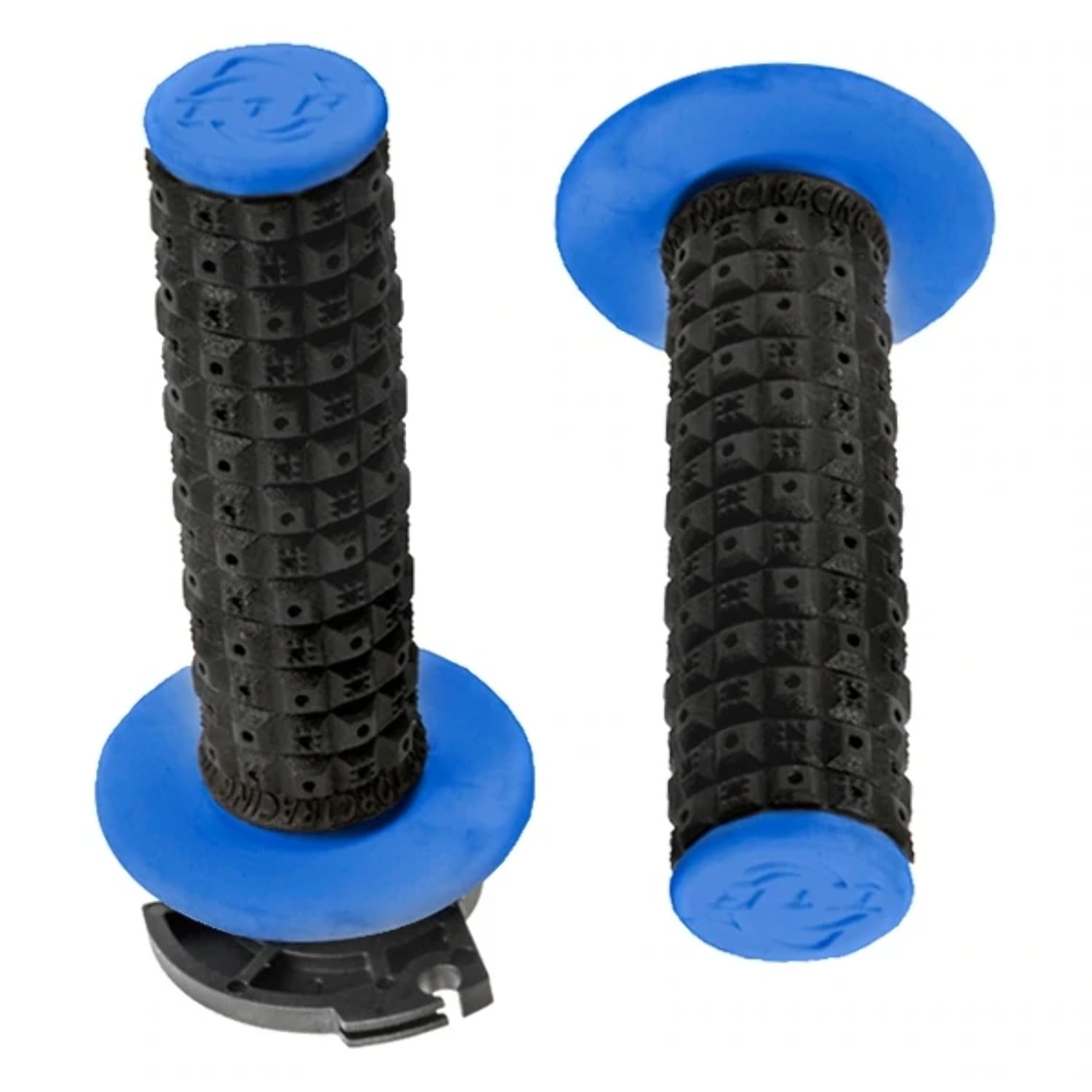TORC1 Racing 2650-0203 Defy Enduro MX Grips - Black/Blue - Walmart.com