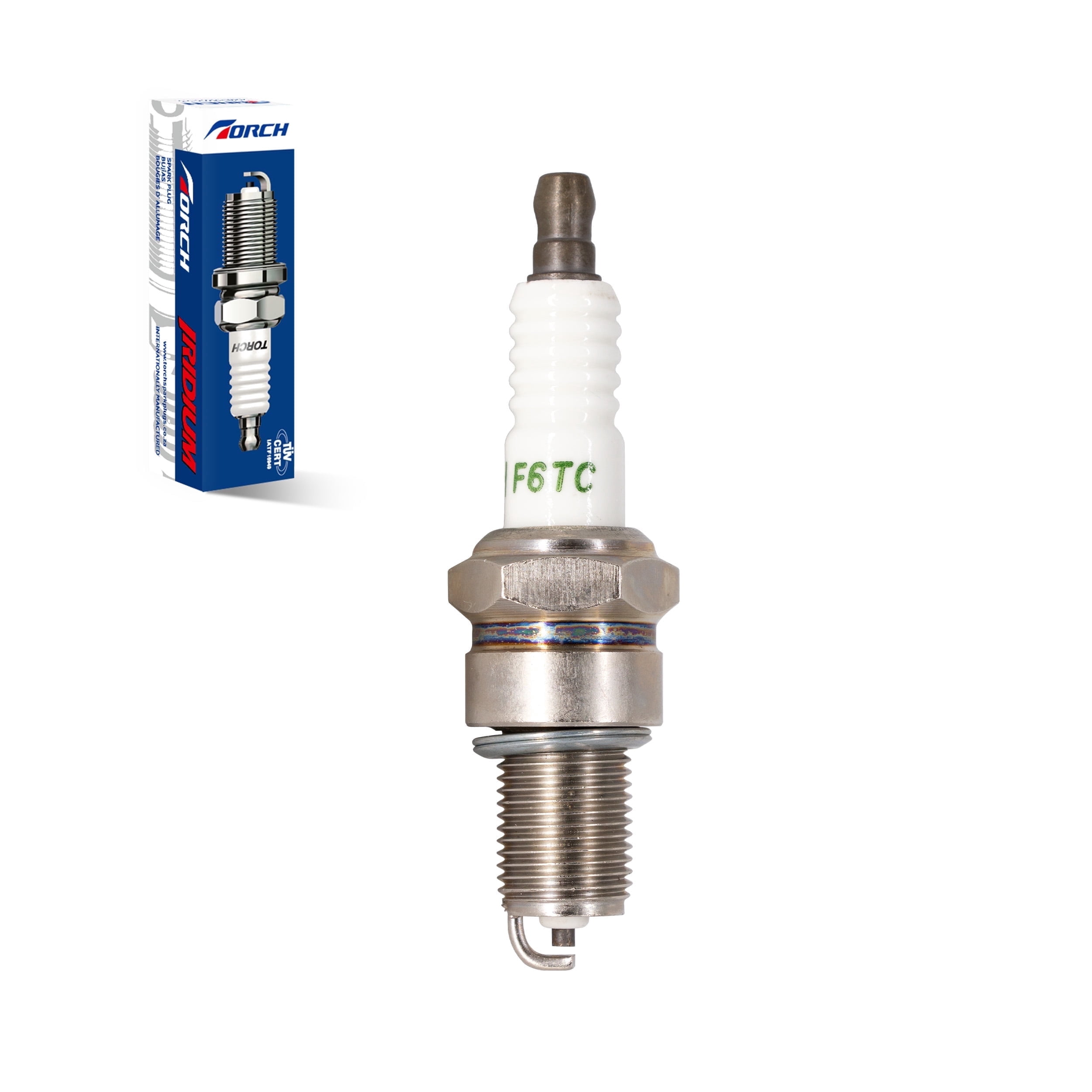 TORCH F6TC Spark Plug Replace for NGK BP6ES Spark Plug, for Bosch W6D ...
