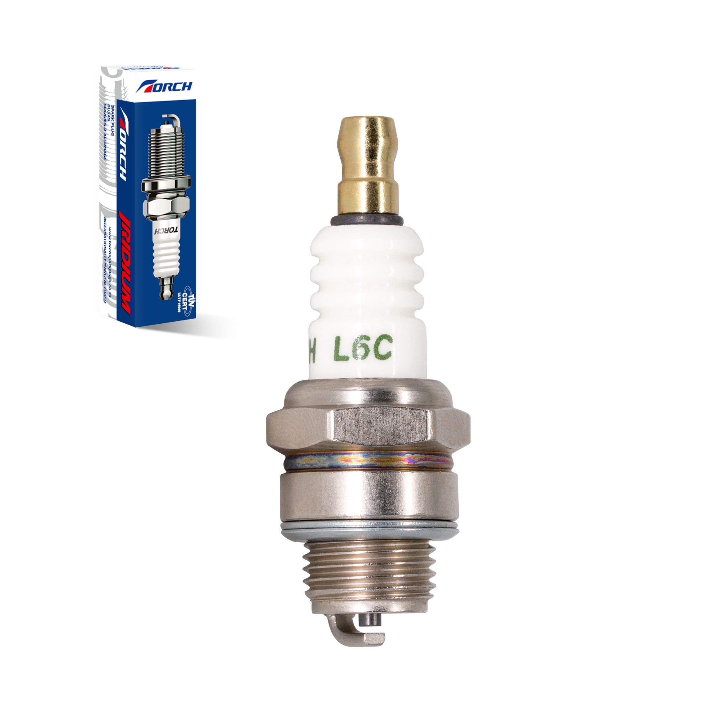 TORCH L6C Spark Plug Replace for NGK BM6A 6021/5921, Champion CJ8 CJ86 ...