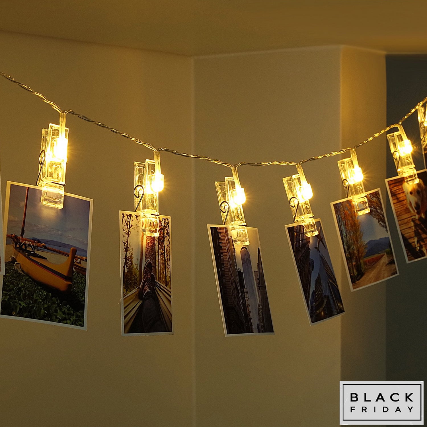 TORCHSTAR 16.4ft 40 LEDs Photo Clip Lights, USB Supplied, 2700K Soft ...