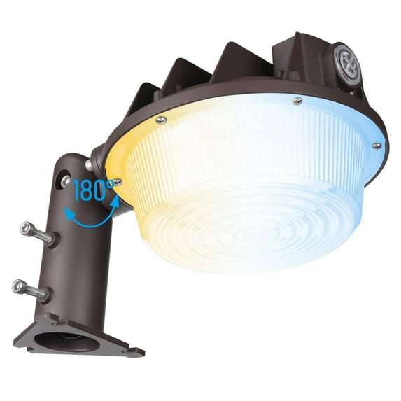 TORCHSTAR 3CCT LED Barn Light, 50W, Dusk to Dawn, Outdoor, IP65 ...