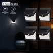 TORCHSTAR 2 Pack Solar Motion Wall Lights, 58 LEDs Dusk to Dawn Cordless Security Lighting, 270 ...