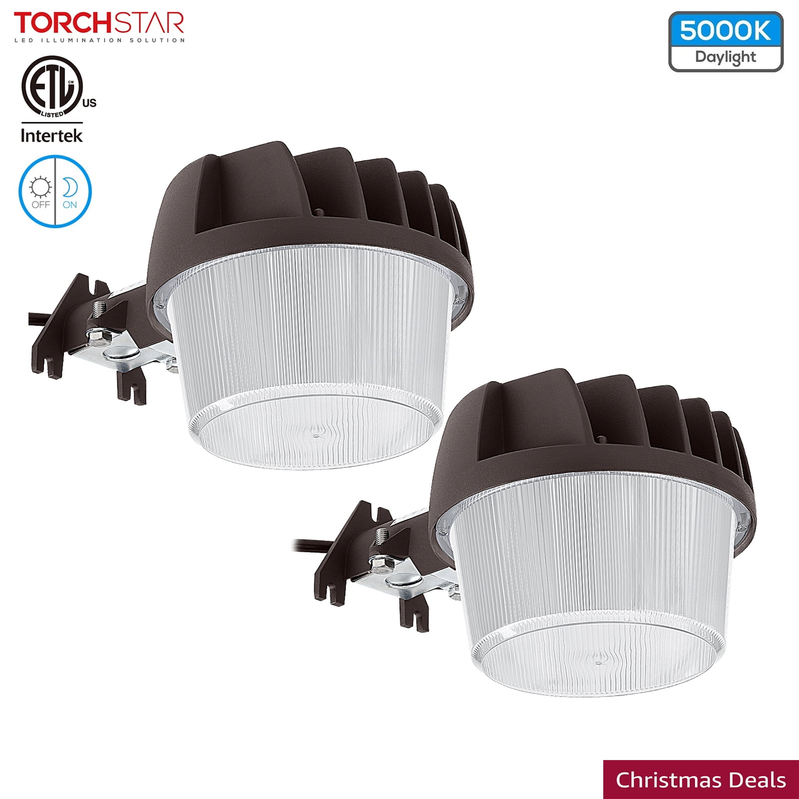 TORCHSTAR 50W LED Outdoor Barn Light, Dusk to Dawn LED Security Lights ...