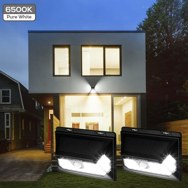 TORCHSTAR 58 LED Solar Motion Lights, Dusk to Dawn Wireless Solar ...