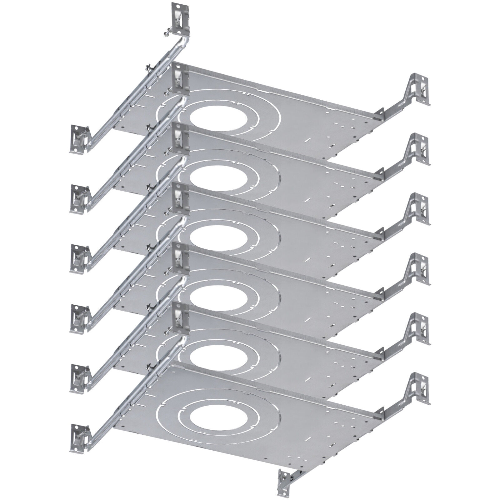 TORCHSTAR 6Pack New Construction Mounting Plate, 3/4/6 Inch LED ...
