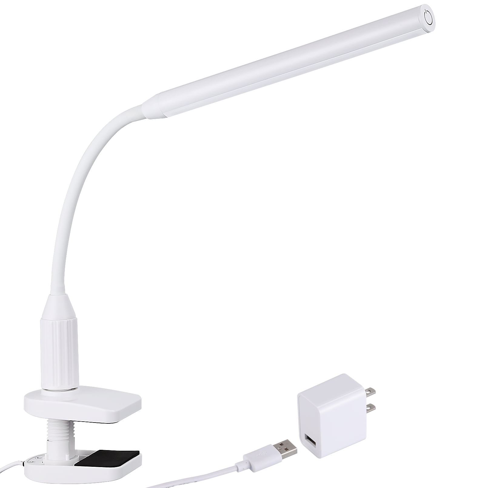 TorchStar Dimmable LED Desk Lamp - Gooseneck, 590lm - Walmart.com