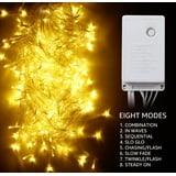 TORCHSTAR LED Twinkle Fairy Light String, 9.8ft x 9.8ft LED Curtain ...