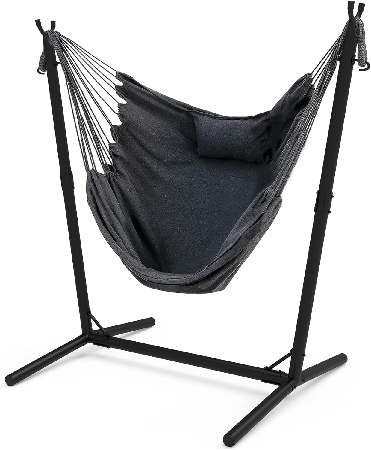 Dextrus Hammock Chair with Stand Heavy Duty with Hanging Swing Chair ...
