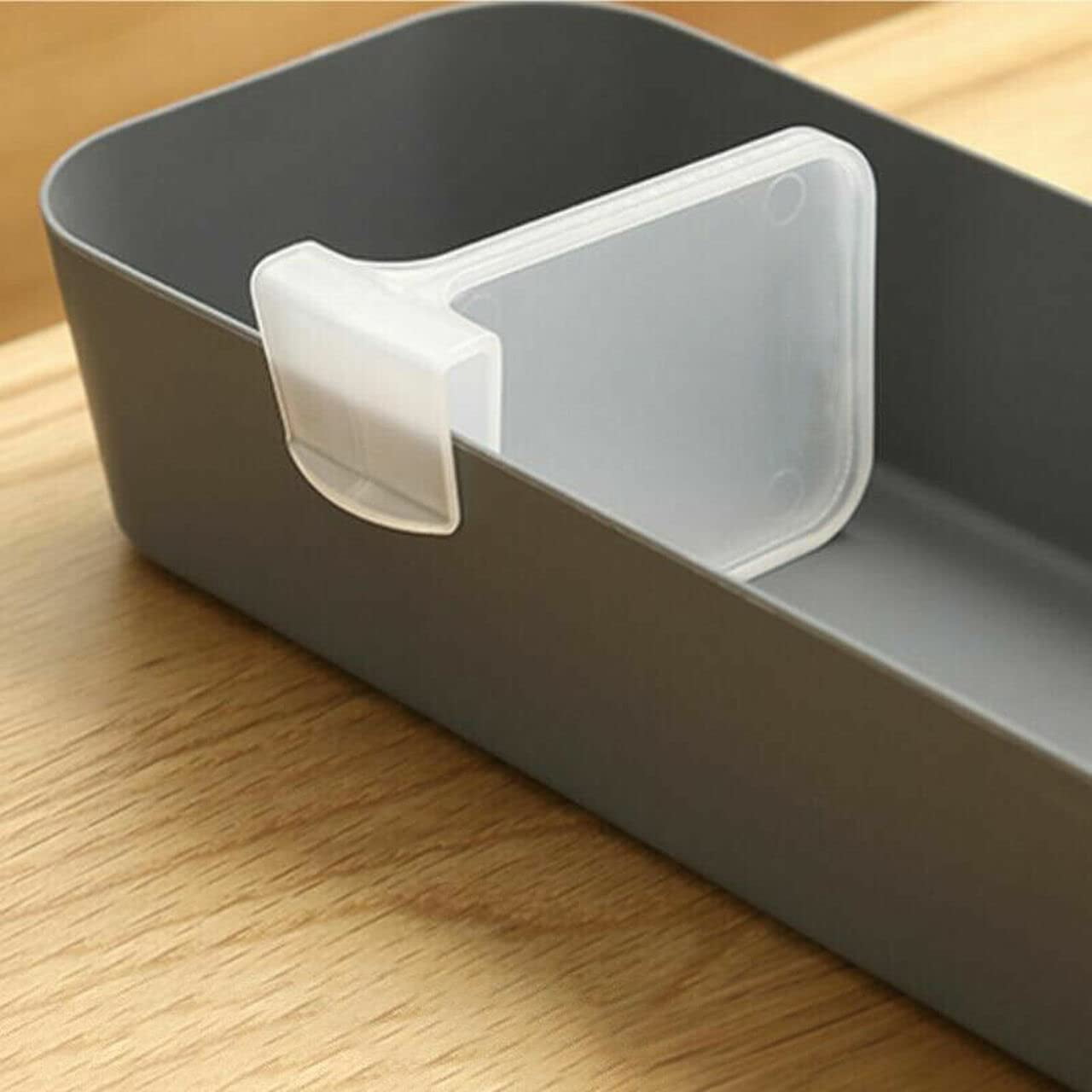 TORIOX 4 Pcs Plastic Refrigerator Internal Drawer Shelf Divider Clip ...