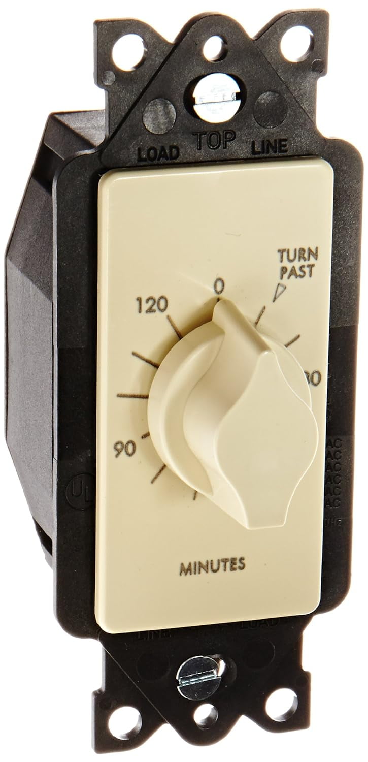 TORK A502H Spring-Wound in-Wall Twist Timer, 2-Hour Length and Ivory ...