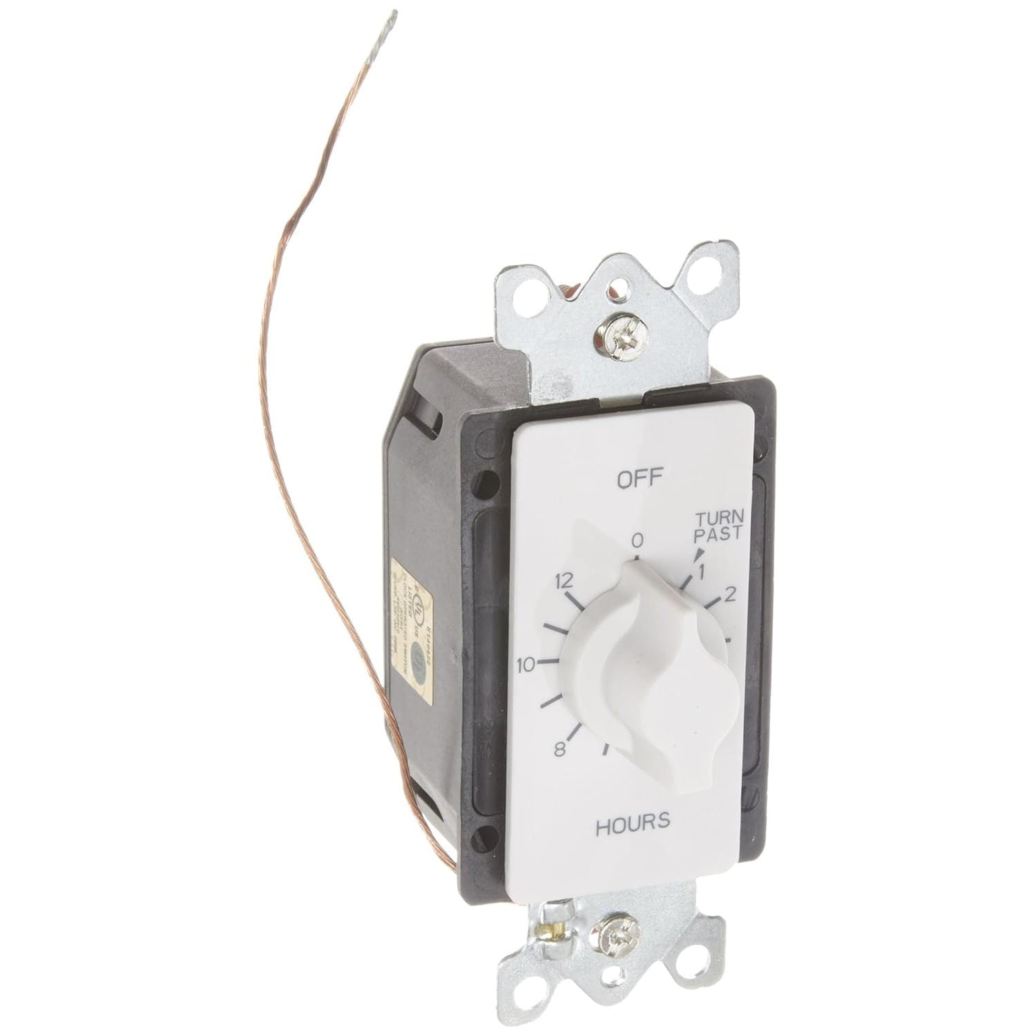 TORK A512HW Spring-Wound in-Wall Twist Timer with 12-Hour Length and ...