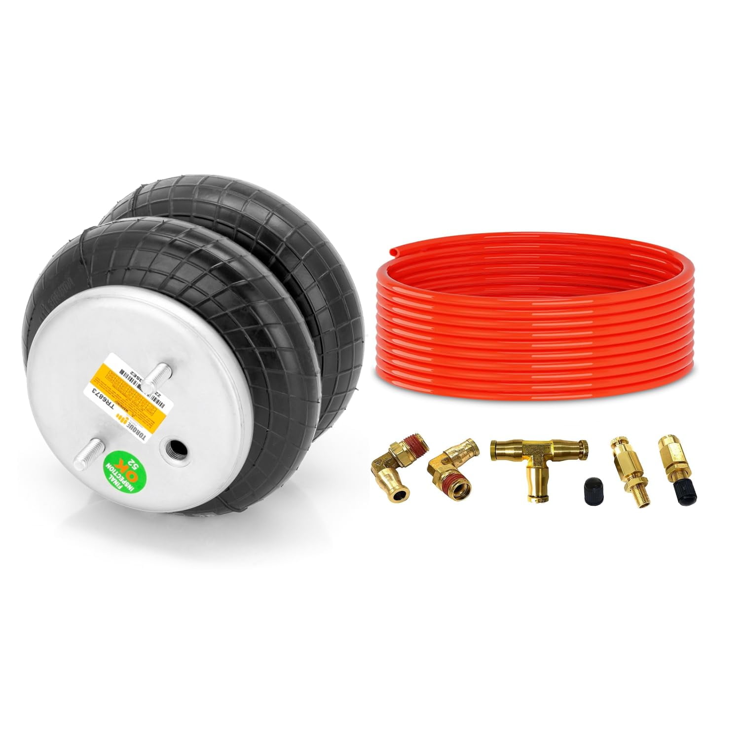 TORQUE Air Spring Bags with Internal Jounce Bumper, Up to 3,750 lbs of ...