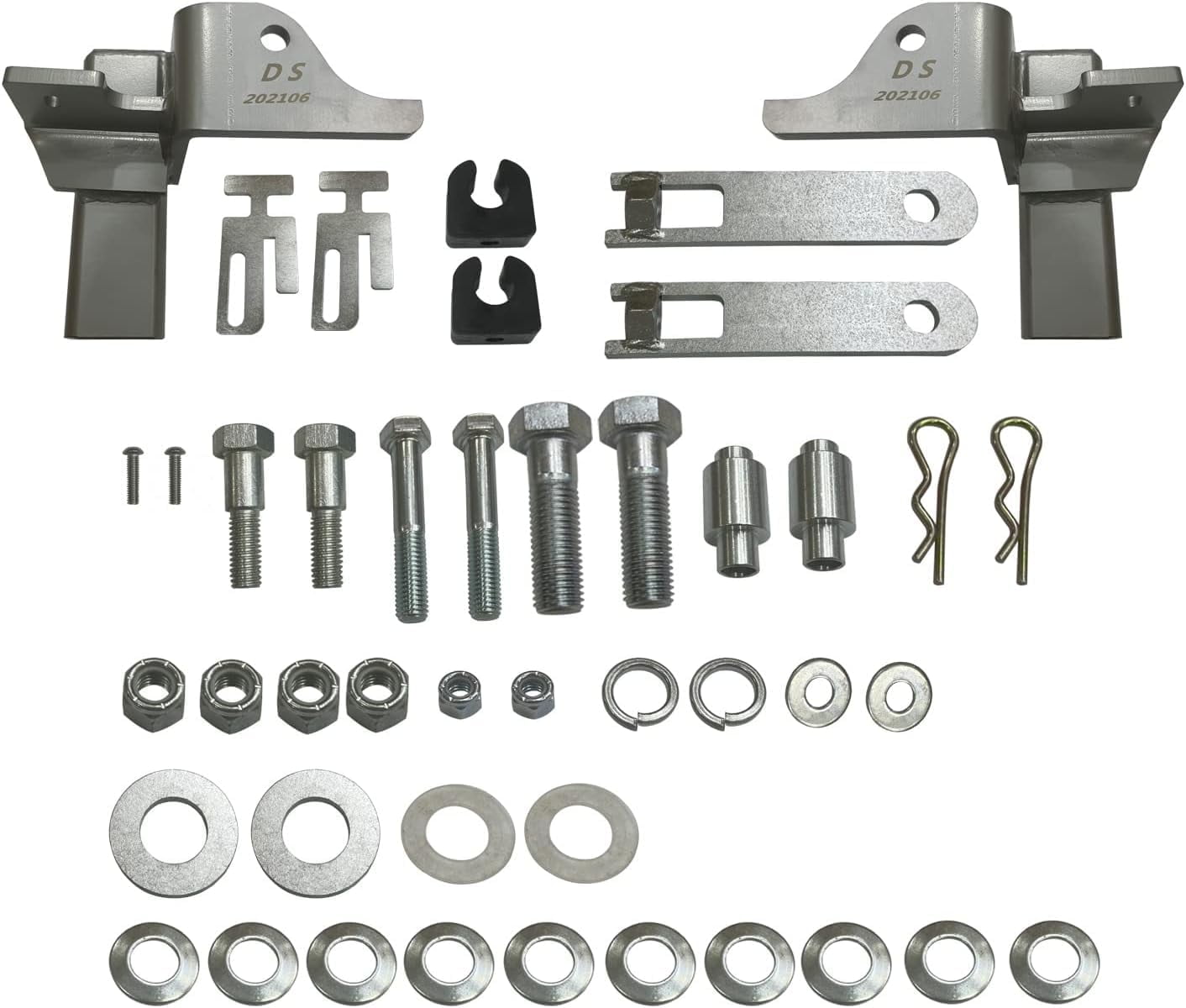 TORQUE Deer Guard Bumper Protector Mount Brackets Set for 2004-2017 ...