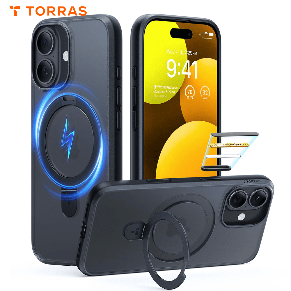 TORRAS Q1 Guardian for iPhone 17 Case, Military-Grade 12-Foot Drop ...