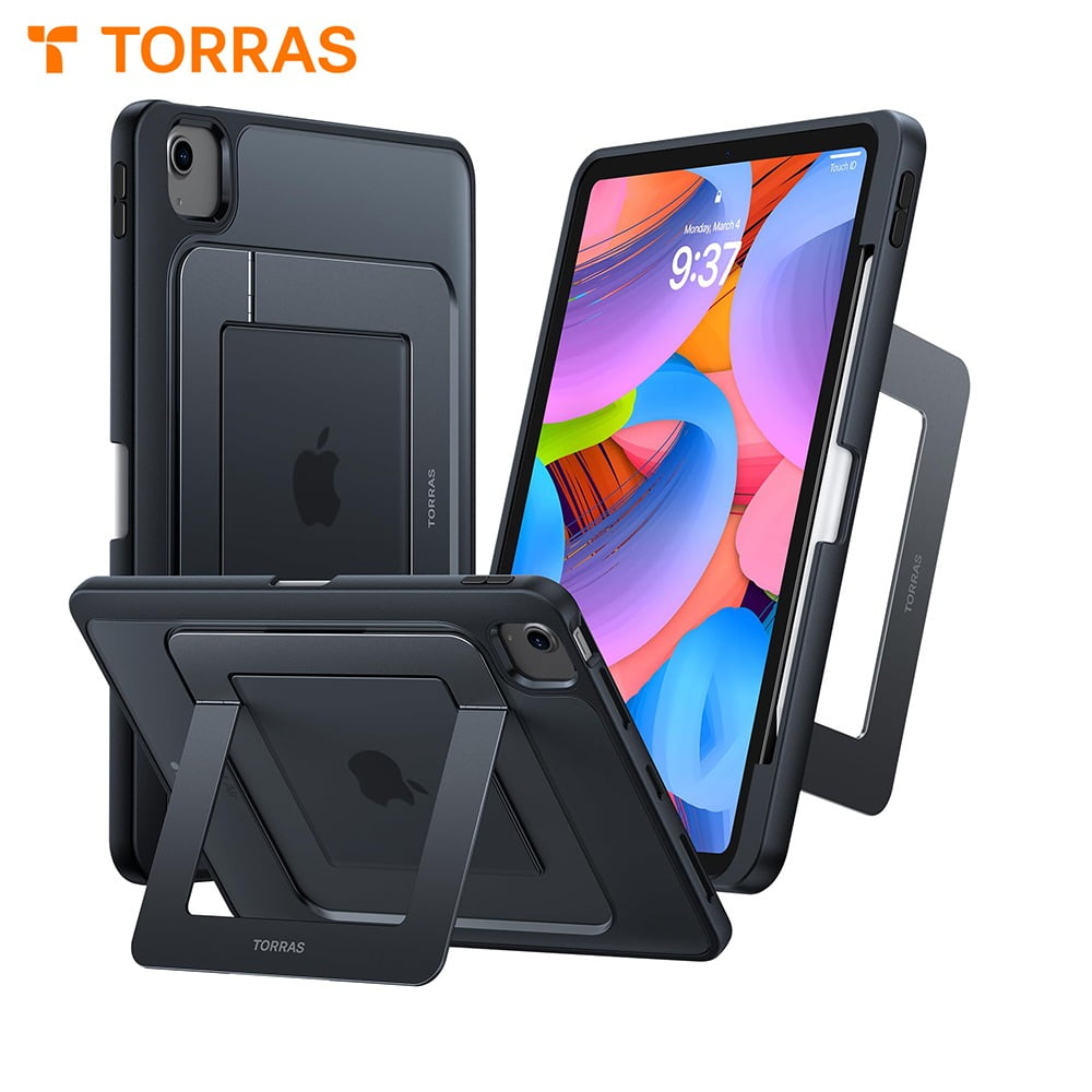 TORRAS ipad pivot case for iPad Air5 Air 4 10.9inch case iPad Pro 2024 version 11inch with pen ...