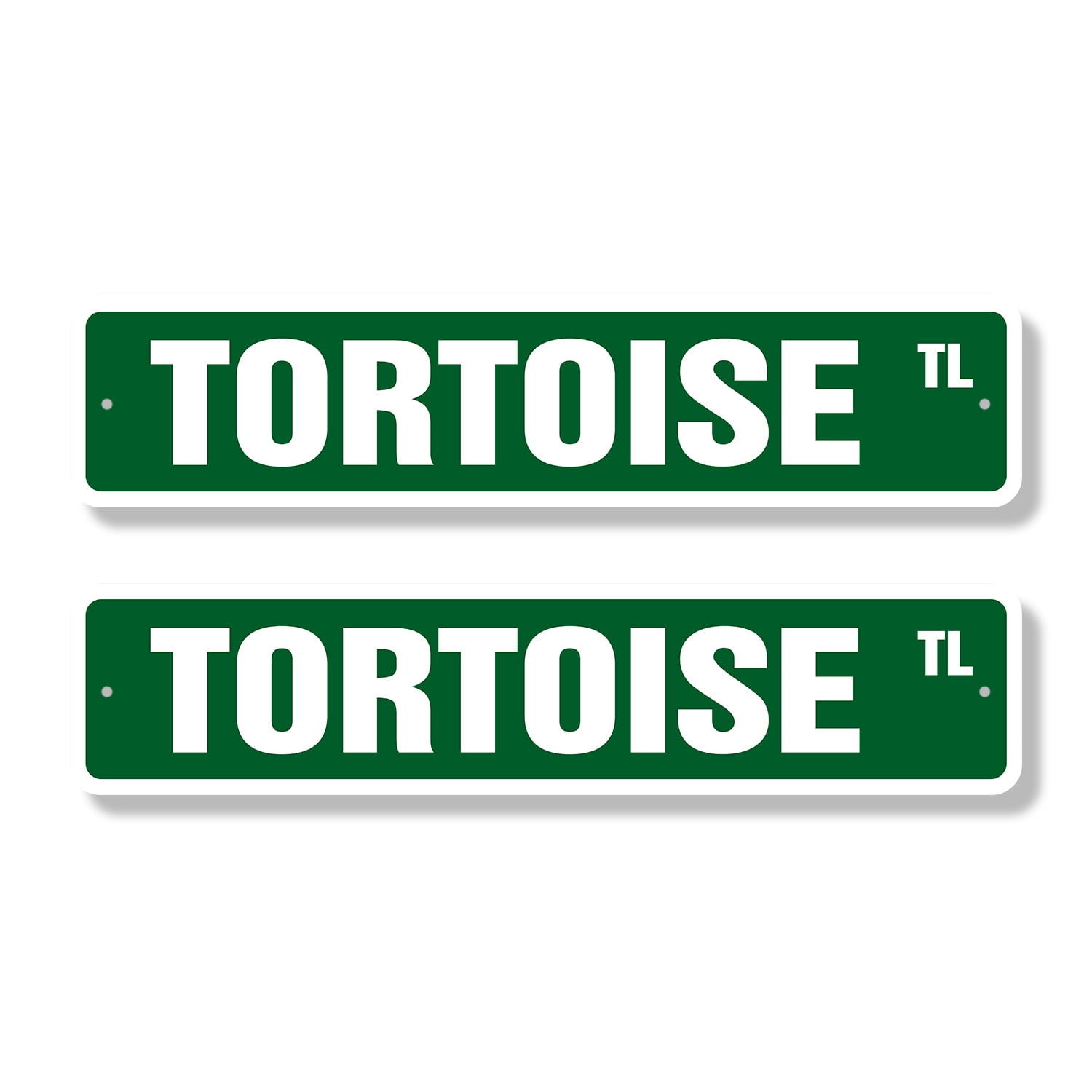 TORTOISE Classic Street Sign (2 Pack) turtle turtles lover collector ...