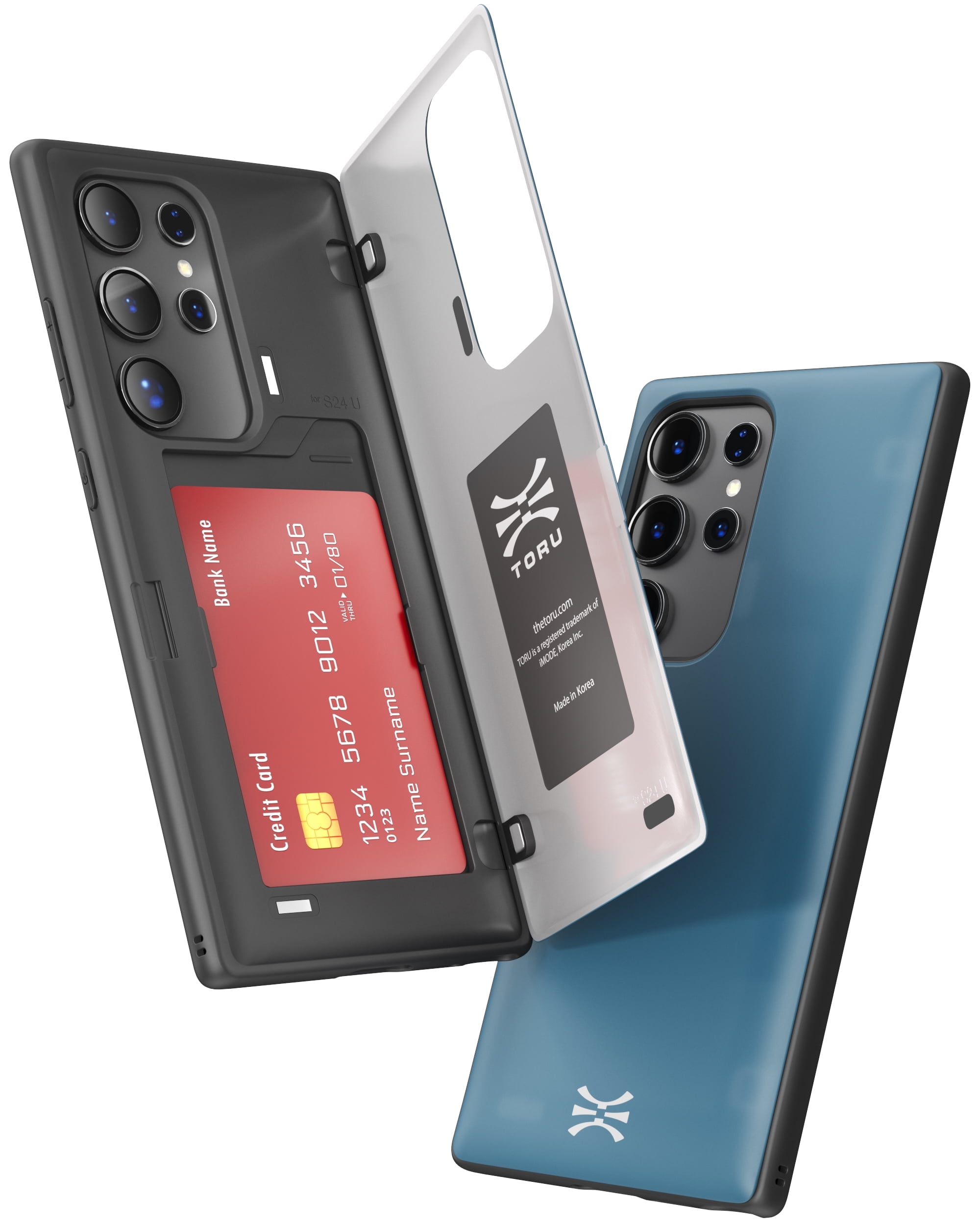 TORU CX HYBRID for Samsung Galaxy S23 Ultra Wallet Case | Dual Layer ...