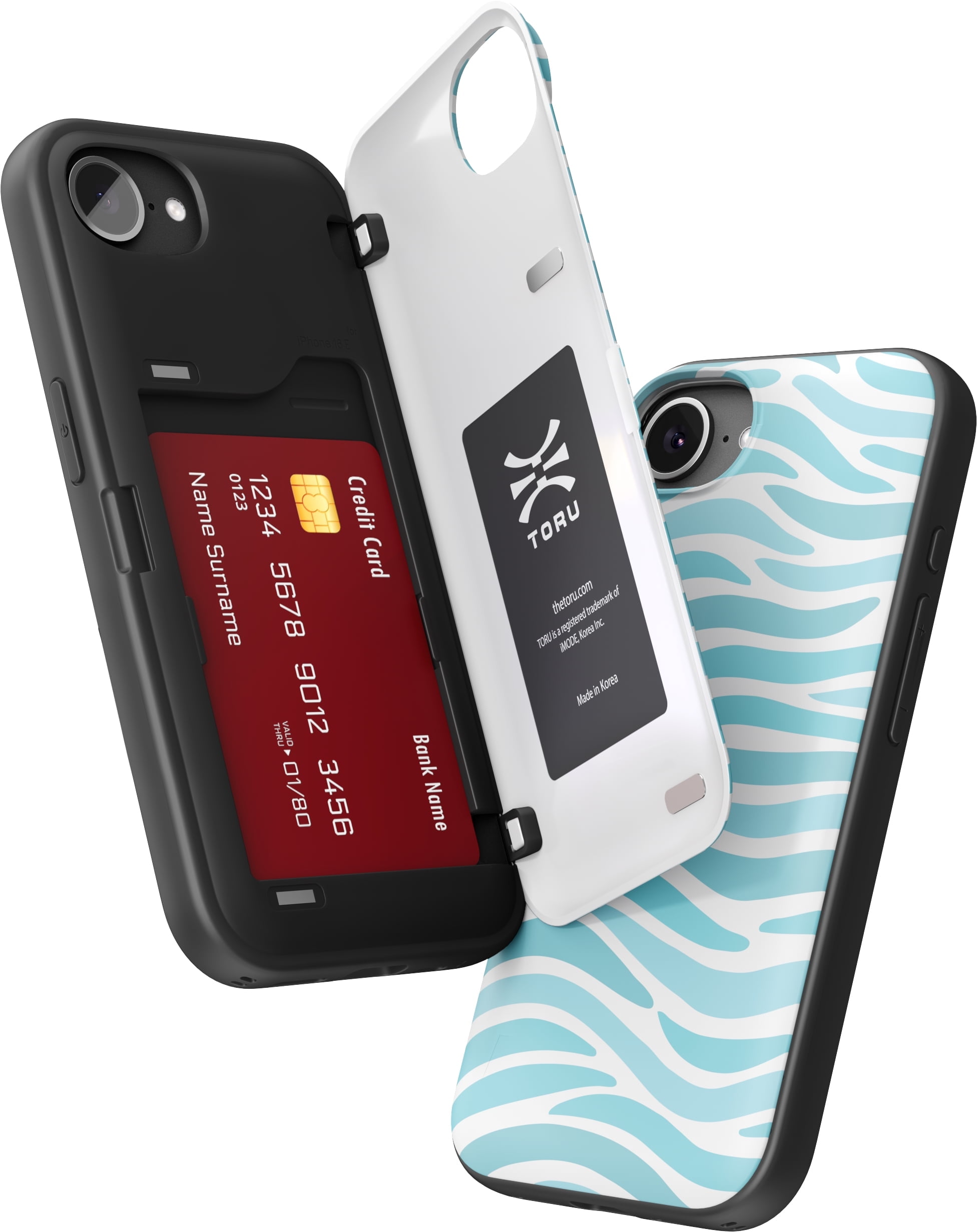 TORU CX HYBRID for iPhone 16e Wallet Case | Dual Layer Slim Protective ...