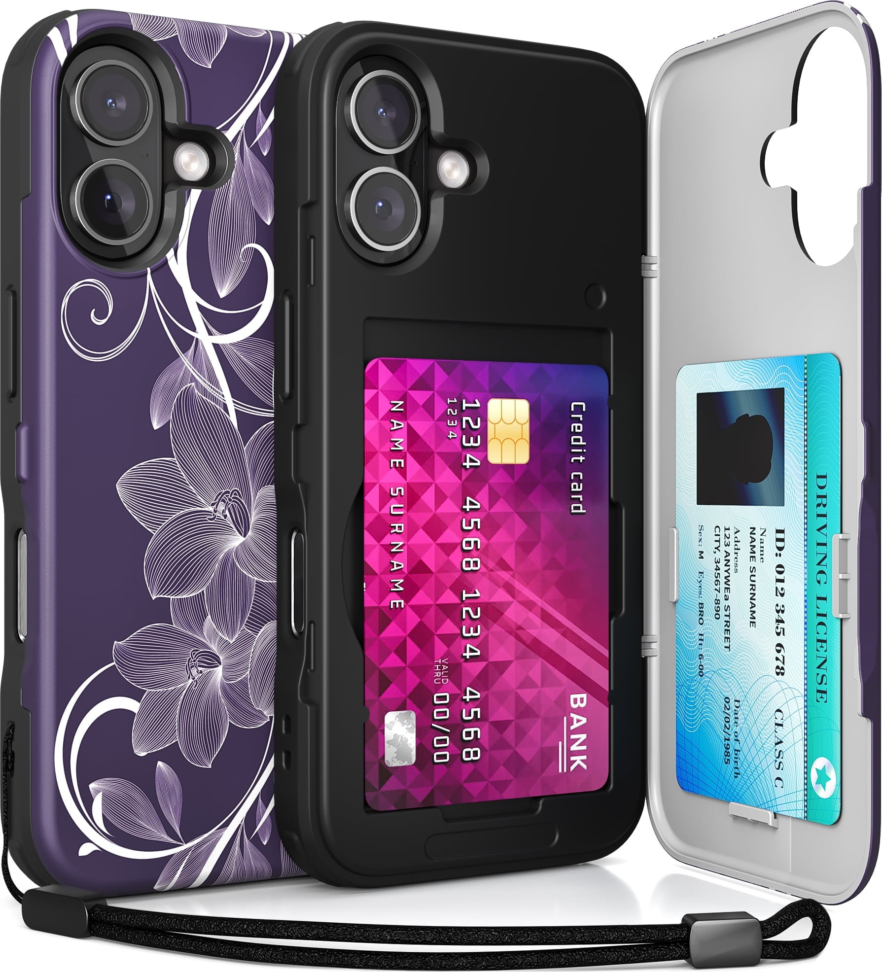 TORU CX SLIM for iPhone 16 Case Wallet | Protective Shockproof Heavy ...