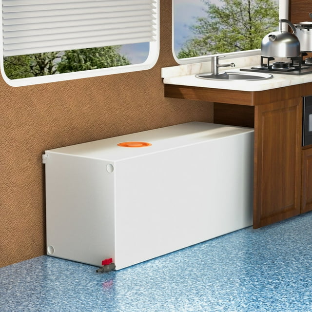 TORVA 60 Gallon Fresh Water Tank, Non-Standard Wheel Well RV Water Tank ...