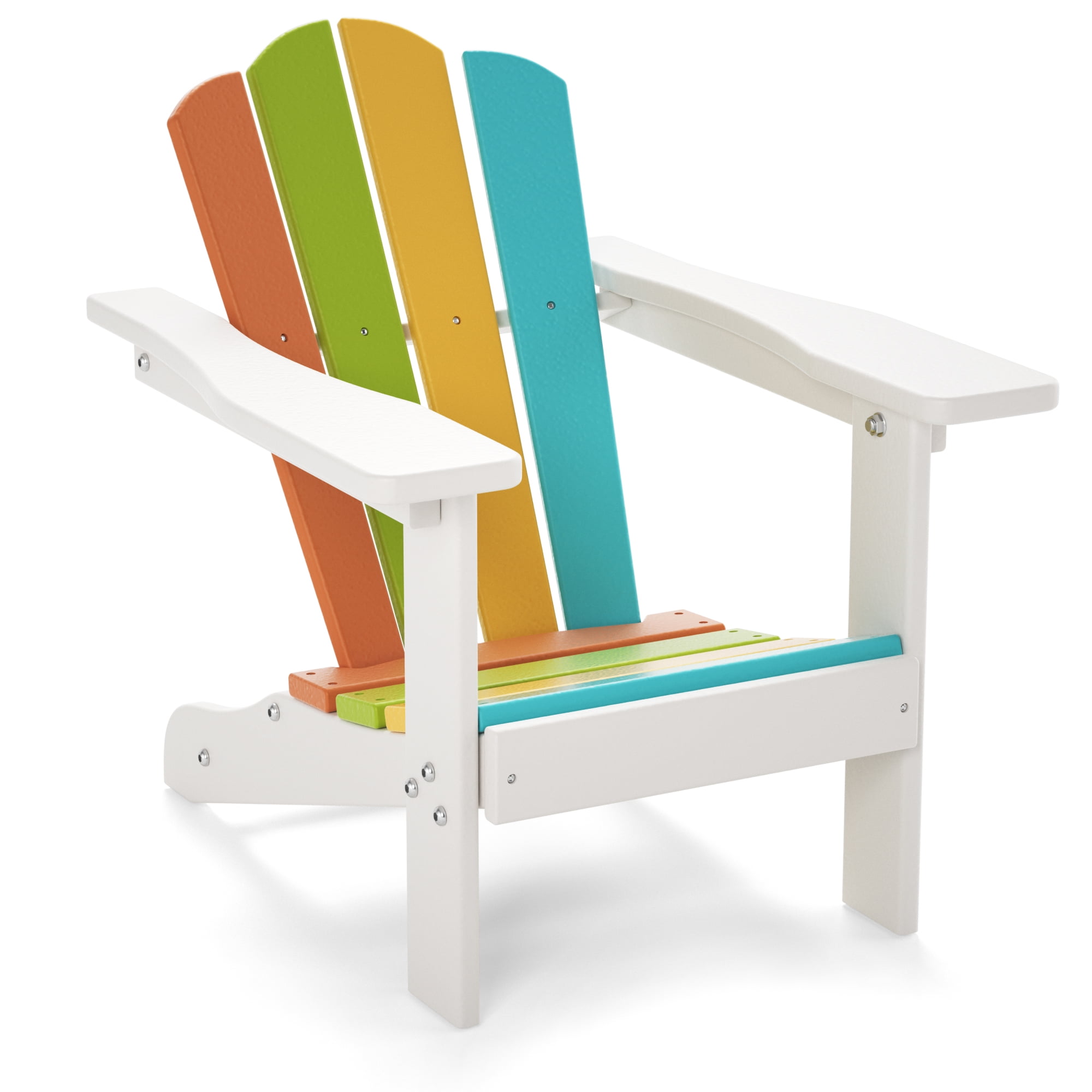 TORVA Children's Play Outside Adirondack Chairs, All-Weather HDPE ...