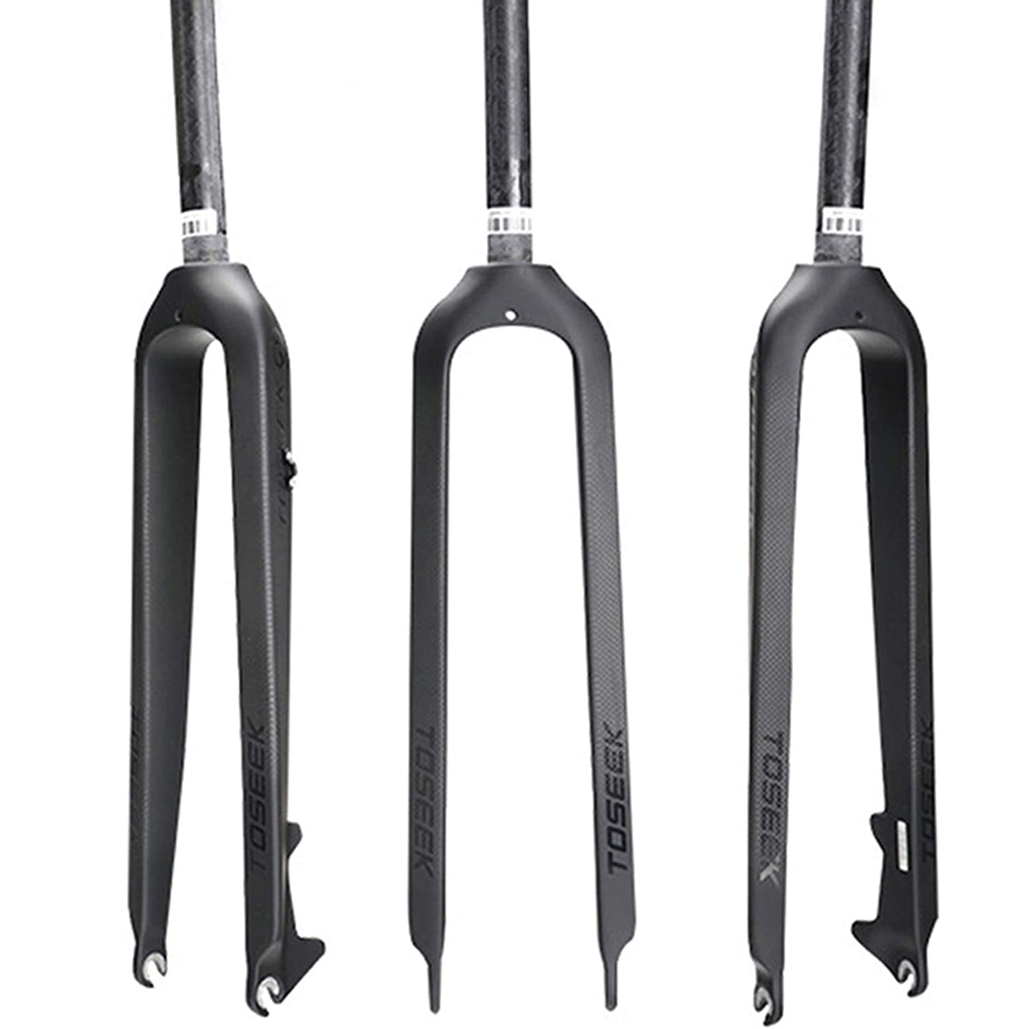 TOSEEK Mountain Bike Fork 26/27.5/29" Carbon Rigid Fork Disc Brake MTB ...