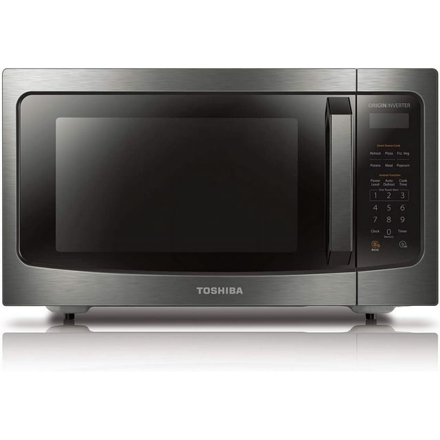 TOSHIBA Inverter Technology 1.6 Cu.ft Countertop Microwave Oven ...