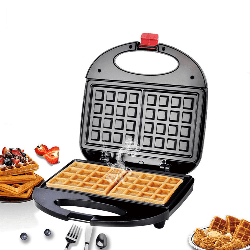 TOSKI Waffle Maker,Press Waffle Maker with Nonstick Surface Breakfast ...